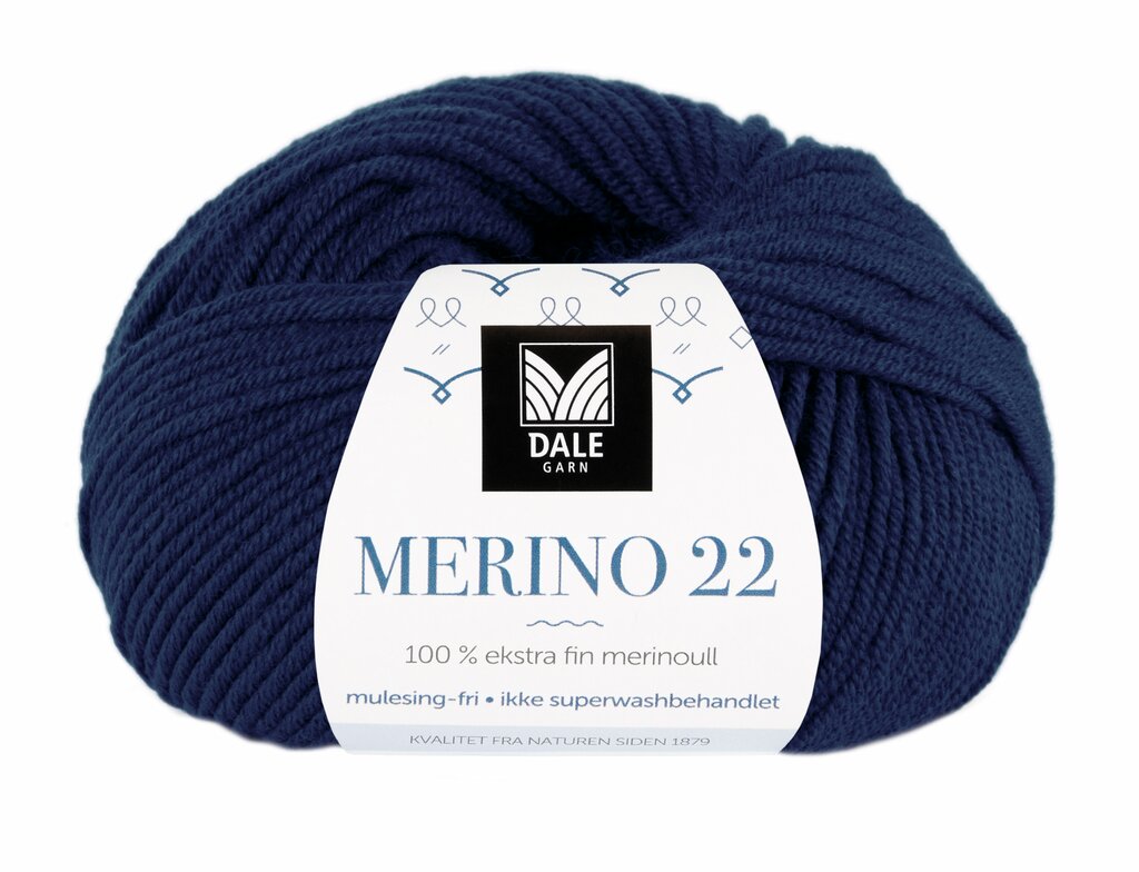 Merino 22 - Marine 2026 | Kjøp på Tonje.no - TONJE STOFF & SYMASKINER ...
